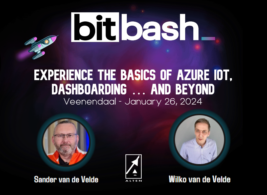 Free in-person workshop “Experience the basics of Azure IoT, Dashboarding … and beyond” at BitBash